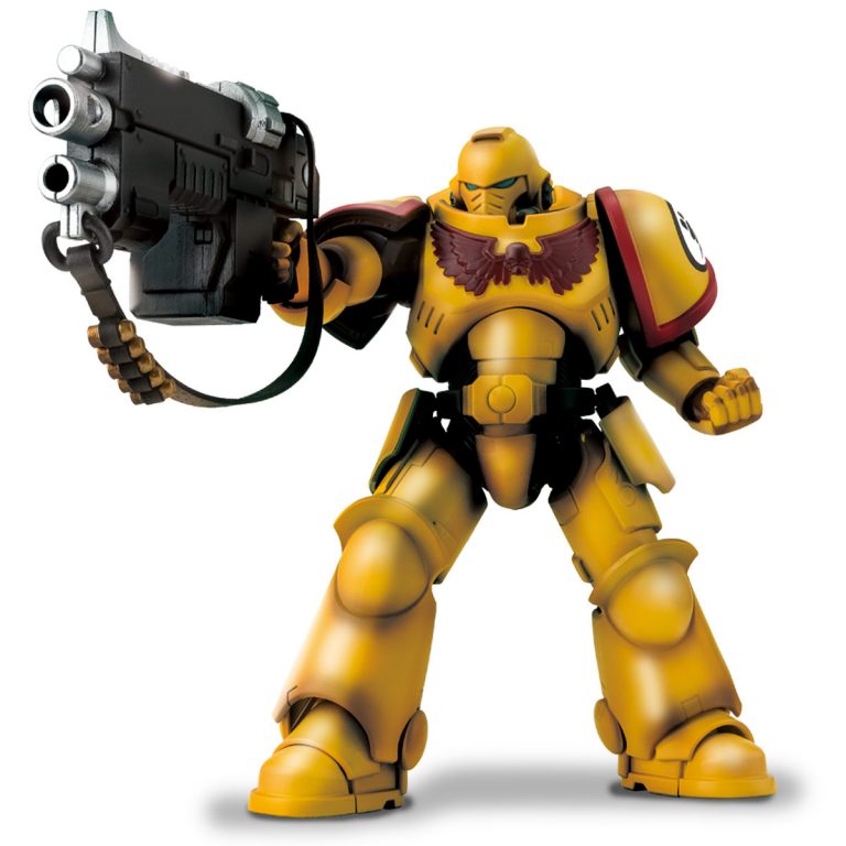 PRE-ORDER WARHAMMER 40K IMPERIAL FISTS PRIMARIS SPACE MARINE WITH AUTO ...